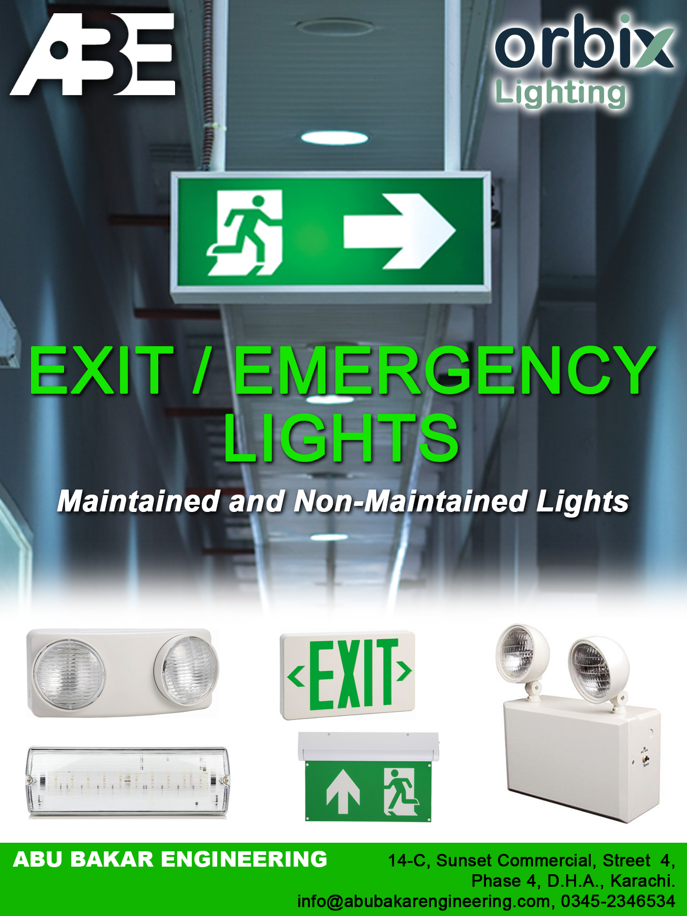 Abu Bakar Engineering | Electrical Engineering | Orbix Lighting